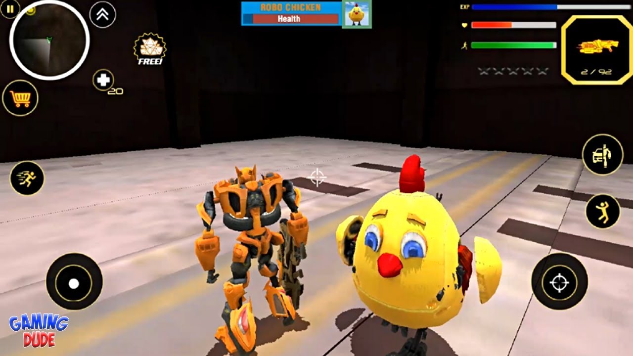 Robot City Battle - Robo Chicken Boss Battle | by Naxeex Robots ...