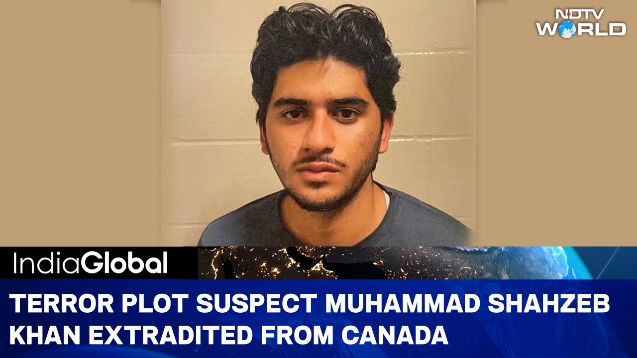 Terror Plot Suspect Muhammad Shahzeb Khan Extradited From Canada - YouTube