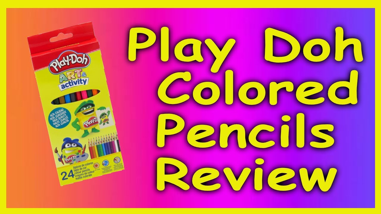Review Play Doh Colored Pencils Amazing Complete Review #review # ...