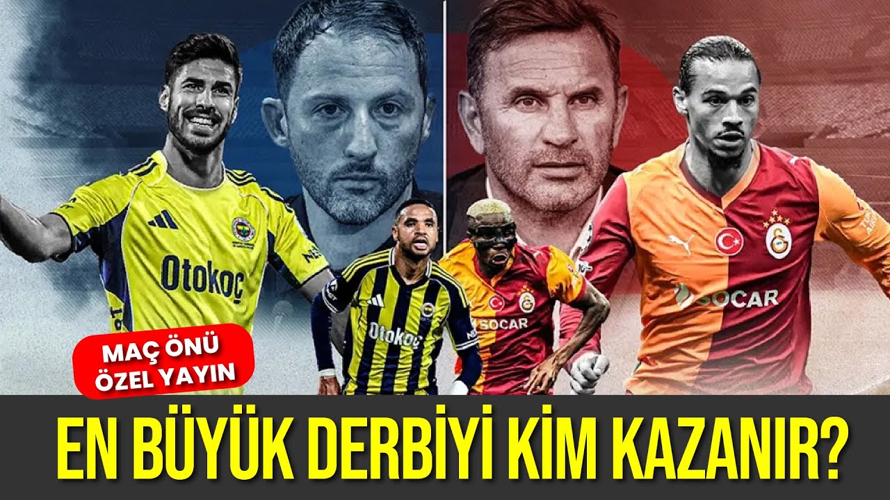 🔴CANLI | FENERBAHÇE - GALATASARAY MAÇ ÖNÜ YAYINI | DEV DERBİ ÖNCESİ İLK ...