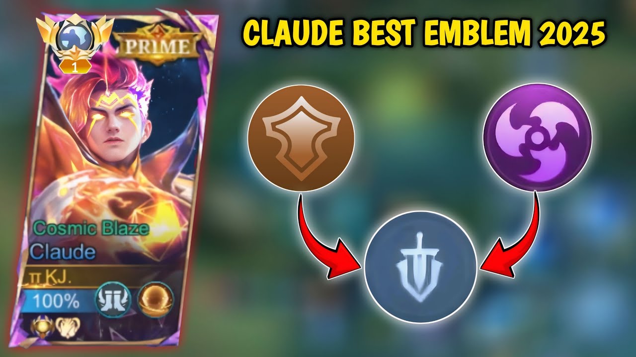 UPDATE!! BUILD & EMBLEM CLAUDE TERBAIK DI SEASON SEKARANG! USER CLAUDE ...