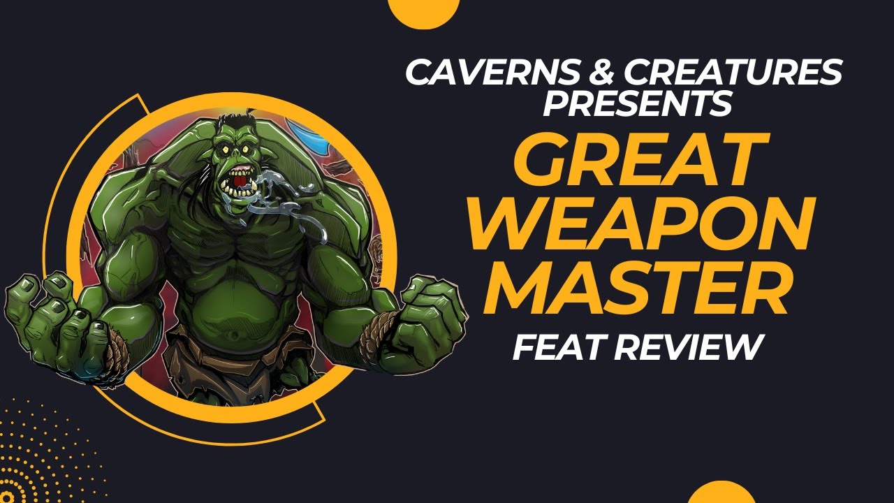 Great Weapon Master 5e: Stab Like a Pro - YouTube