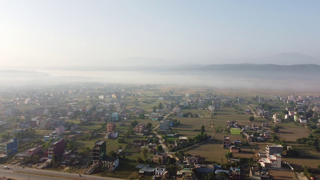 Surkhet Valley Drone View | Birendranagar Sky View | Surkhet from Sky ...