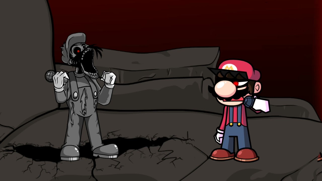 FNF - Expurgation But (IHY) Luigi And Devil Mario Sings it - YouTube