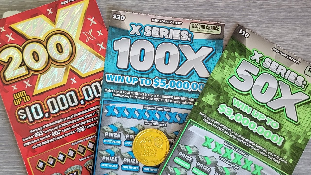 NY Series X 200X, 100X and 50X scratch off - YouTube