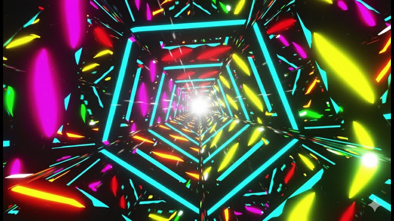 🔮 “Neon Hex Tunnel VJ Loop 4K 🔊 Psychedelic Visuals for LED Screens ...