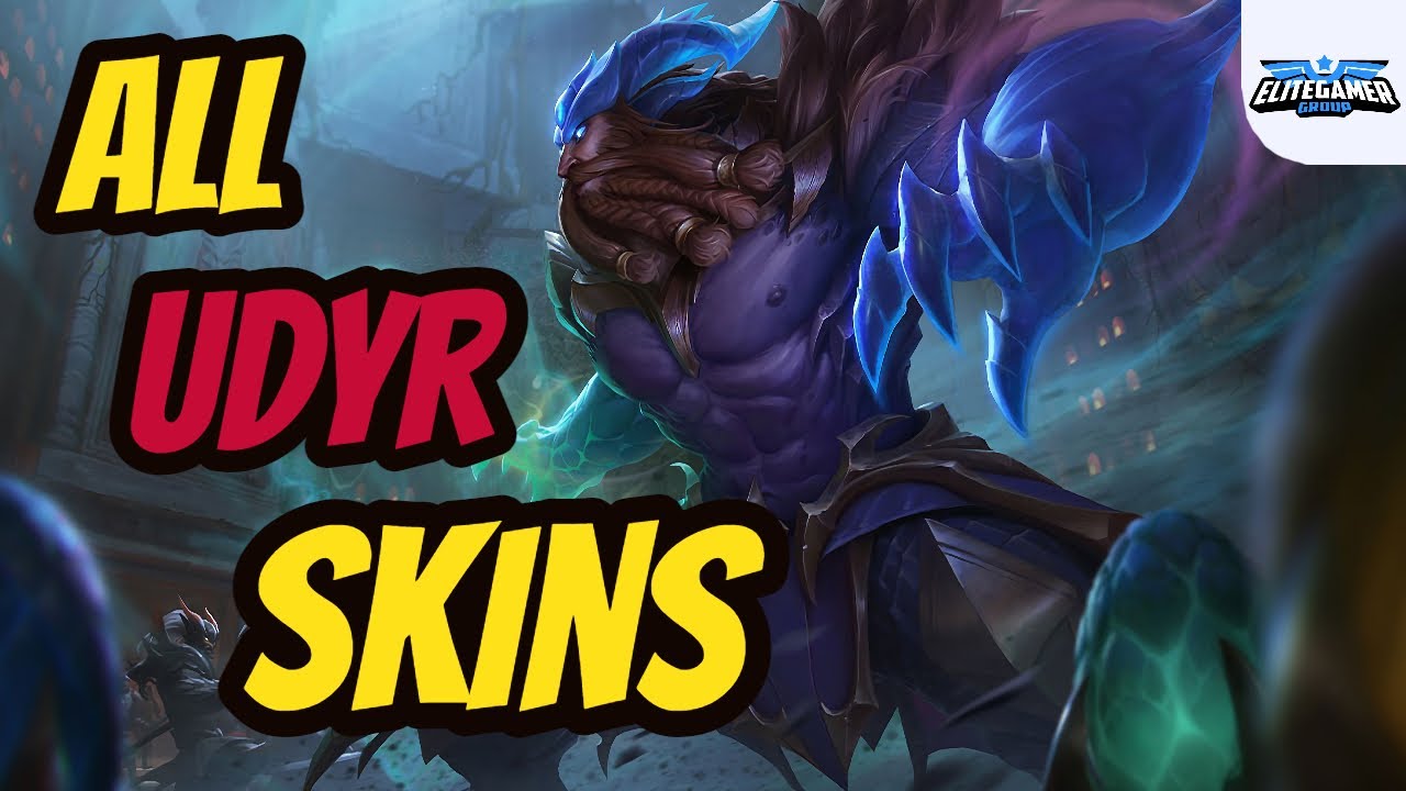 All Udyr Skins Spotlight League of Legends Skin Review - YouTube