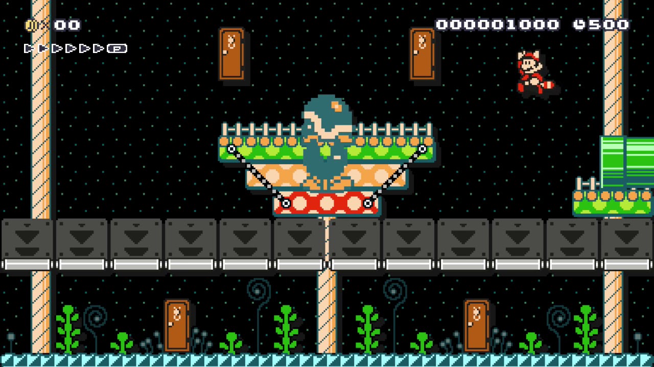 Super Mario Maker - Tech: Big Boy Mid Air Shell Jump - YouTube