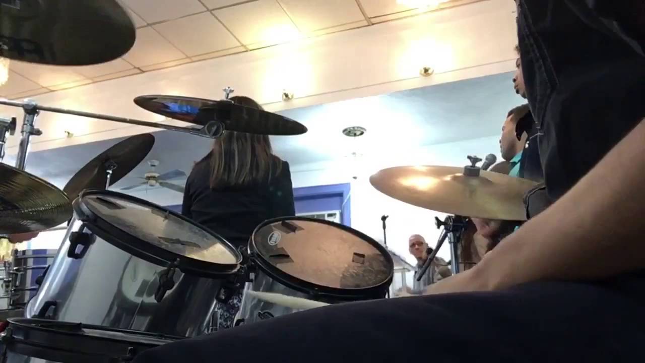 Drumming at church - YouTube