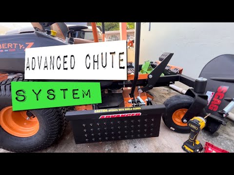 Nuevo accesorio ADVANCED CHUTE SYSTEM en mi Scag liberty z 48 - YouTube