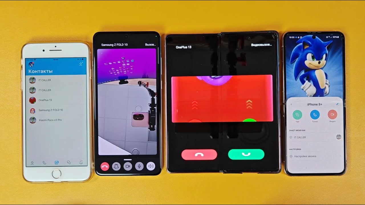 TWO SAMSUNG FOUR TWINME INCOMING CALL VIDEO OUTGOING CALL ONEPLUS 13 ...