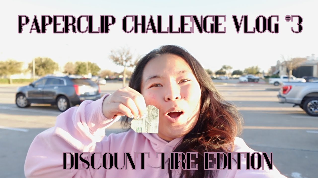 Paperclip Challenge Vlog #3: @DiscountTire Edition - YouTube