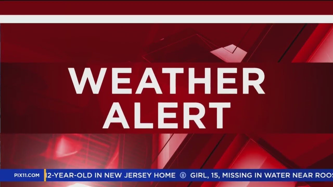 Severe weather expected across NYC; Tornado watch issued for NJ - YouTube