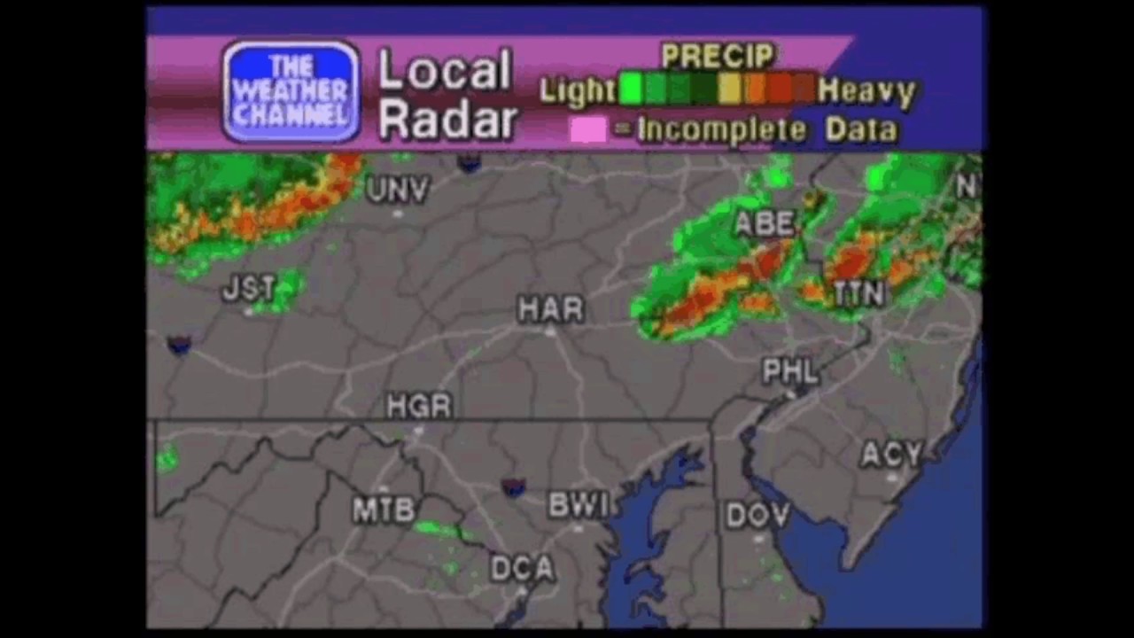First Second of Each Weatherscan Song - YouTube