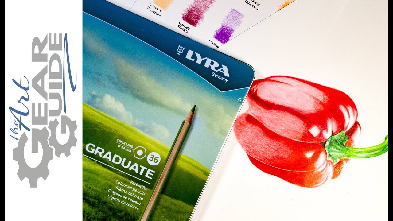 Lyra Graduate Colored Pencil Artwork - YouTube