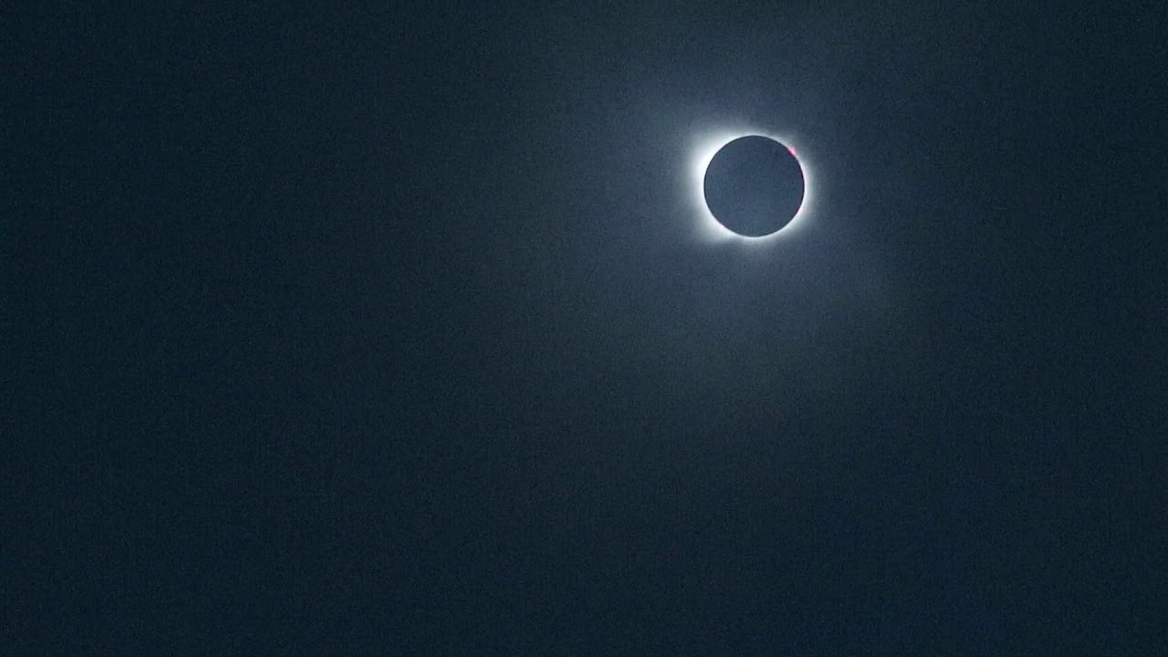 Total solar eclipse 2020 (2nd contact) from Chile - YouTube