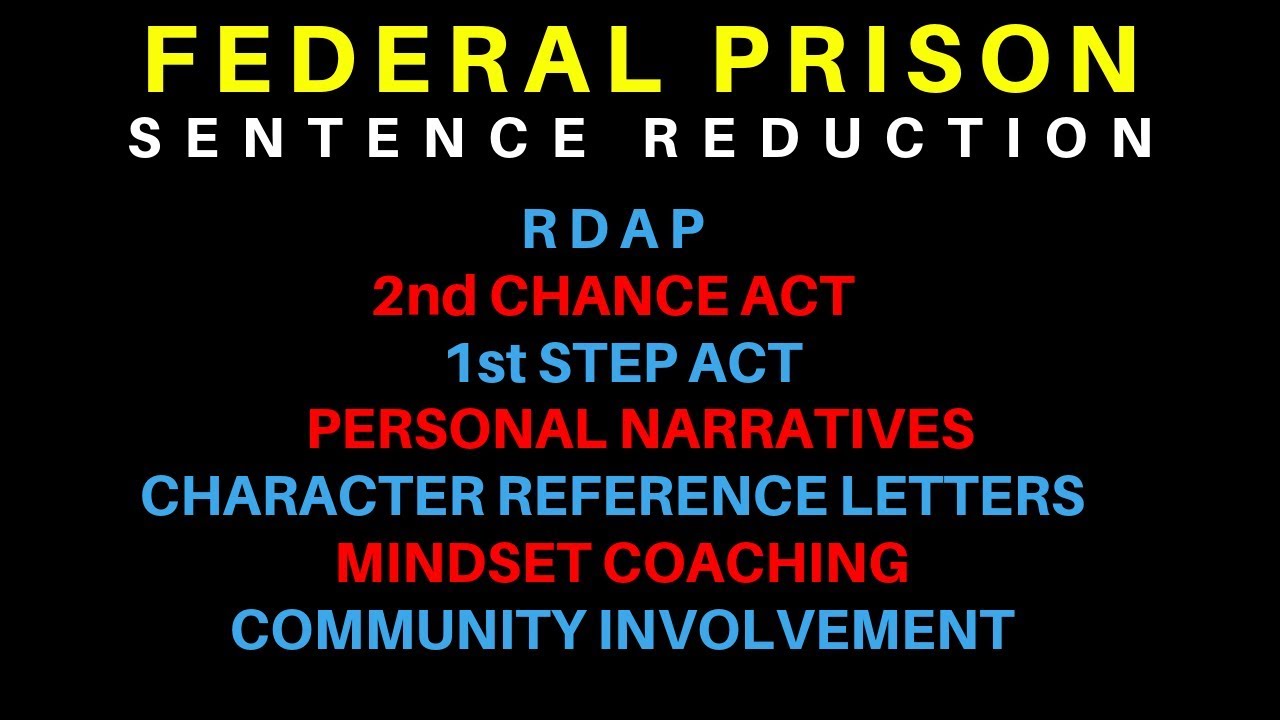 Federal Prison & Sentence Reduction - RDAP DAN - YouTube