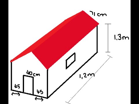 Area and Surface Area of a house - MATHS LIT - YouTube