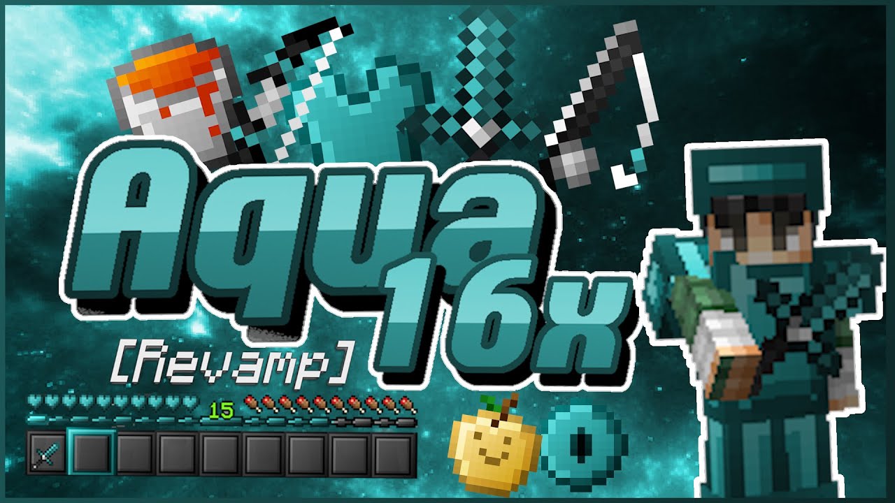 aqua 16x revamp - texture pack release & showcase - YouTube