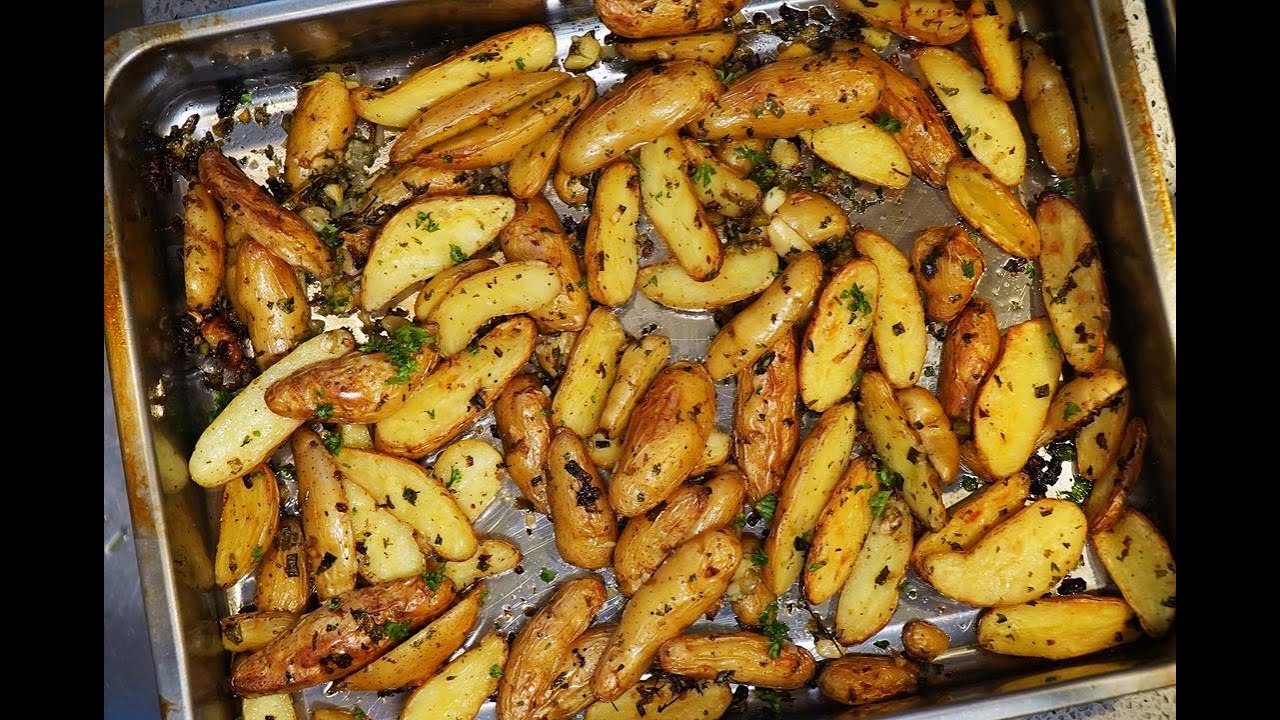 Roasted Fingerling Potatoes | CaribbeanPot.com - YouTube