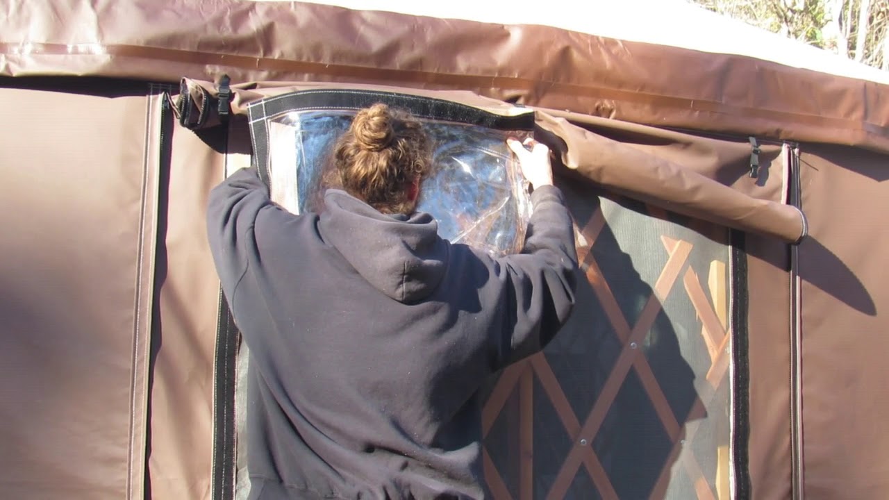All about the Modern Yurt Window - YouTube