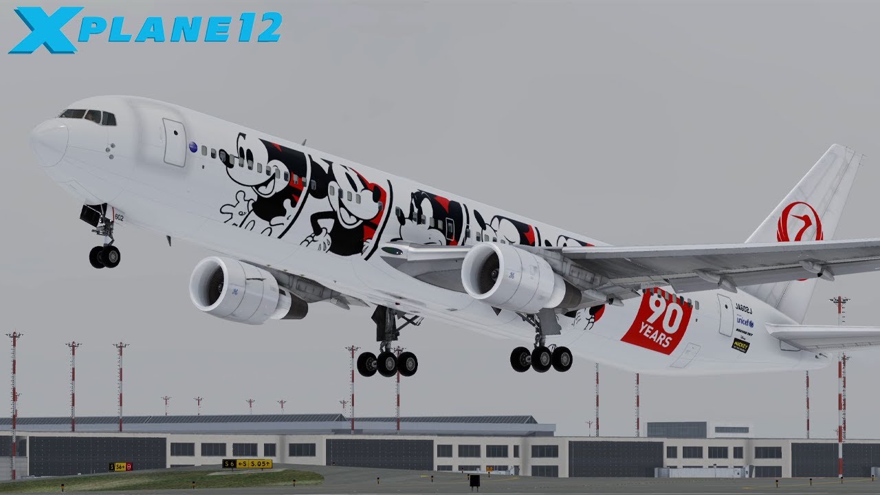[XP12] Flightfactor 767 | Foggy Departure From Taipei | VATSIM - YouTube