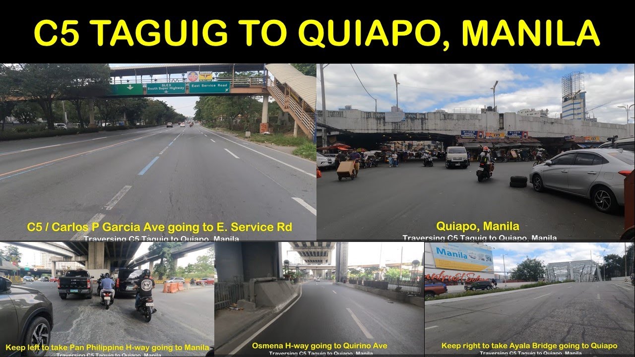 C5 Taguig to Quiapo Manila - YouTube