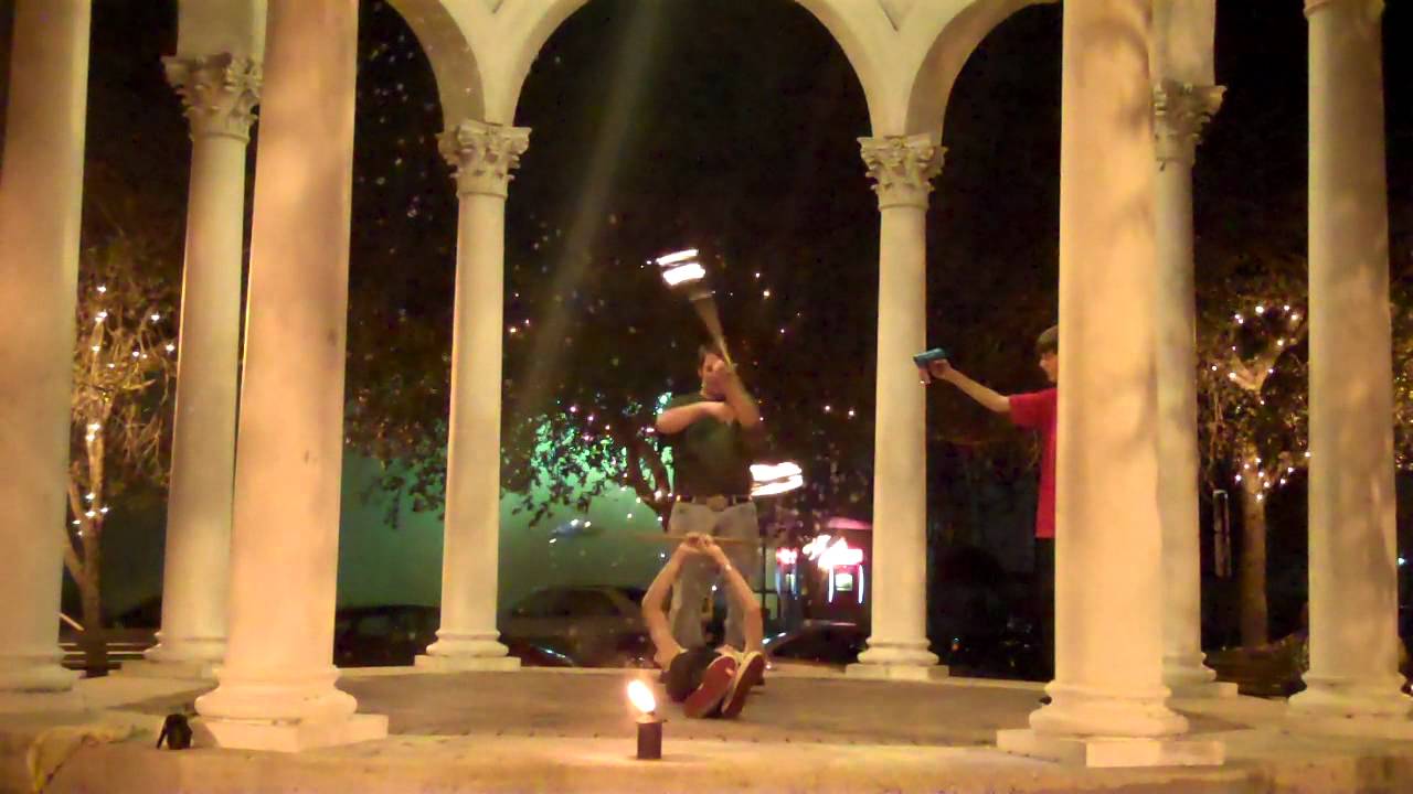 Fahrenheit 360° Firespinning 090211 Devin Reid and Troy Orton with ...