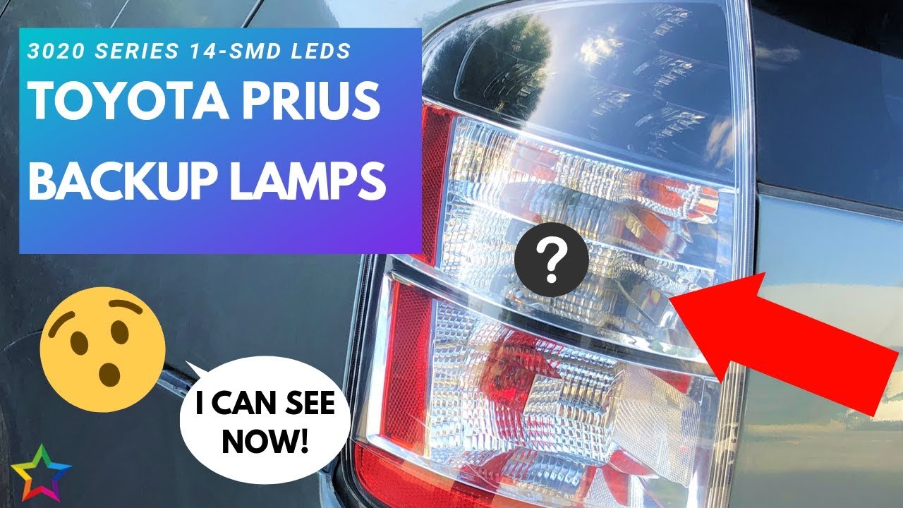 3020 Series Backup Light Install Toyota Prius | How To Replace - YouTube