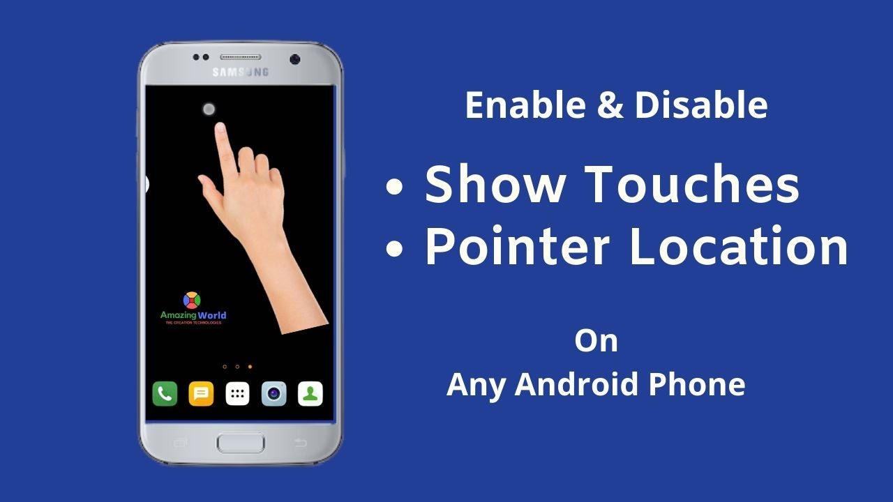 How to enable show touch icon || Android device 2020 Azad Tech xyz ...