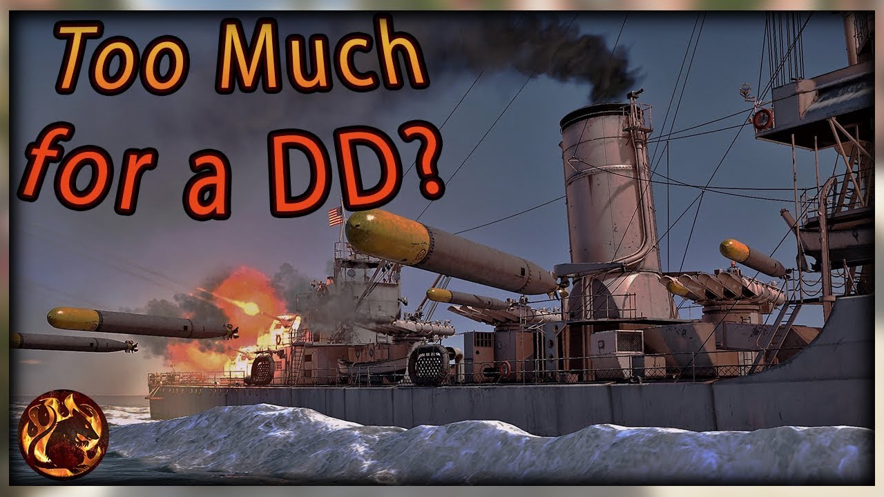 WT || USS Somers (DD-381) - Amazing Firepower - YouTube