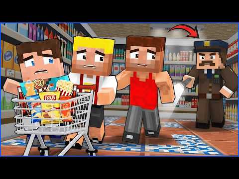 YARAMAZ ÇOCUKLAR GECE GİZLİCE AVM'DE KALDI! 😱 - Minecraft