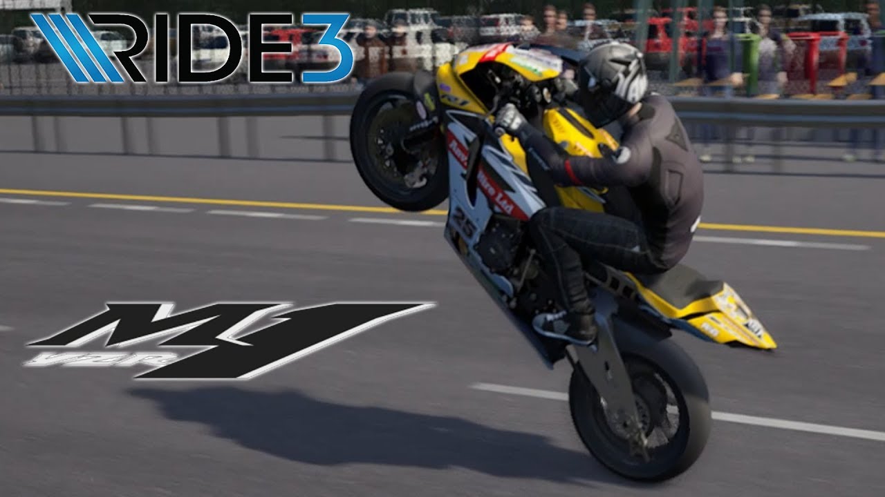 RIDE 3 - R1 Long Staggered Wheelie - YouTube