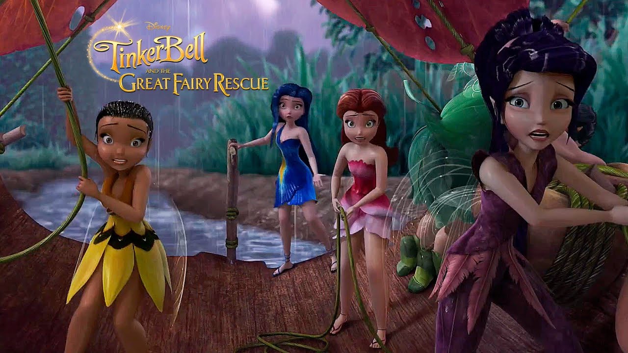 TinkerBell And The Great Fairy Rescue: A waterfall right in front - YouTube