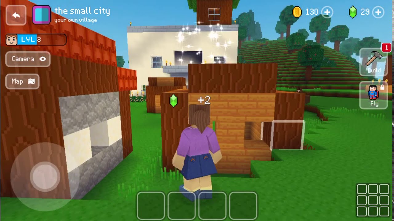Wondering around in block city 3d - YouTube