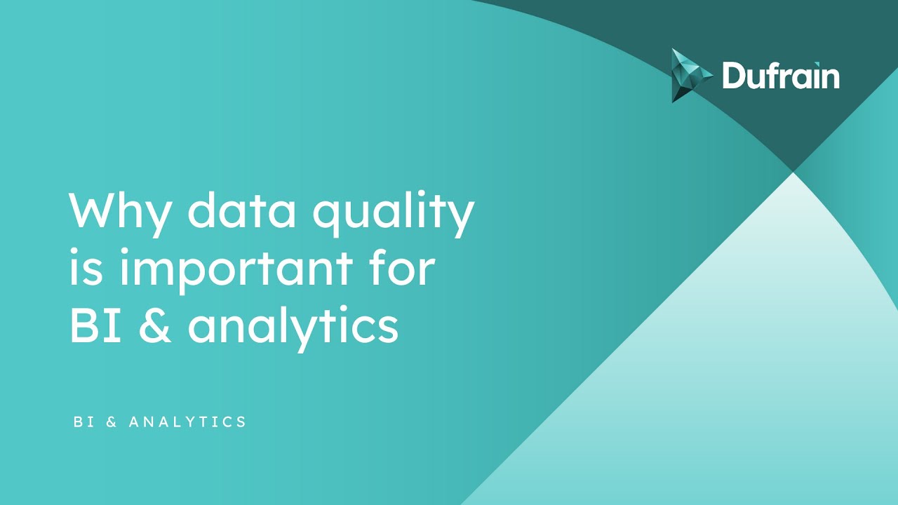 Why data quality is important for BI & analytics - YouTube