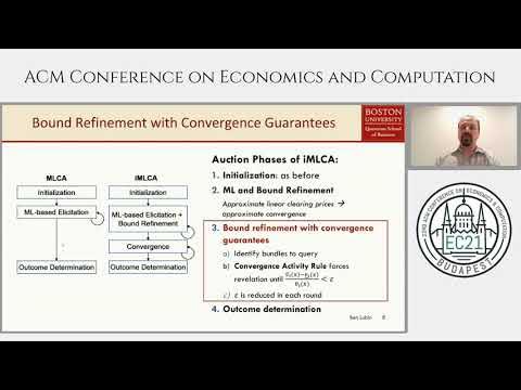 EC'21: iMLCA: ML-powered Iterative Combinatorial Auctions with Interval Bidding - YouTube