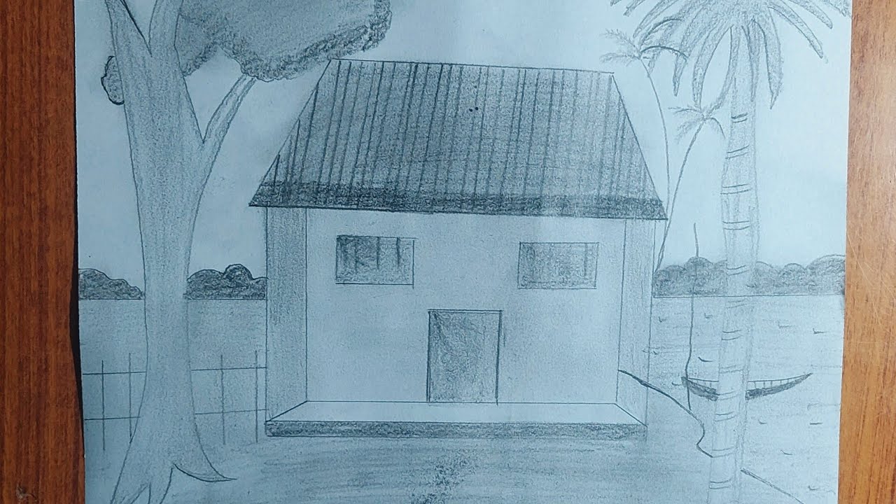 How to draw pencil sketching||Easy and simple step for beginers||Easy ...