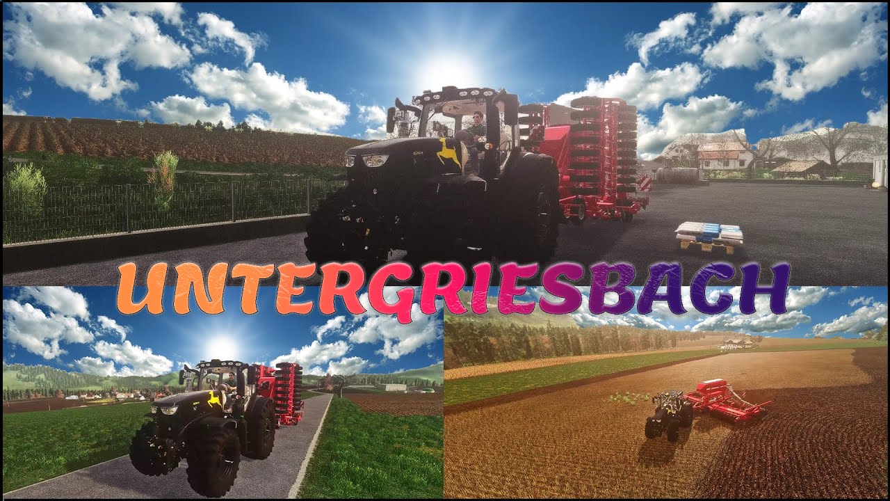 LS19/FS19 | Timelapse | Untergriesbach #3 | Roggen und Triticale säen ...