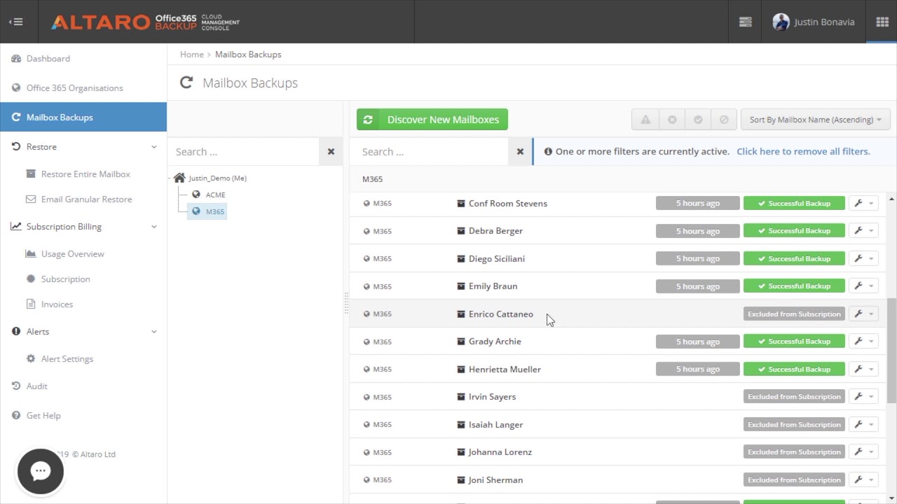 An Introduction to Altaro Office 365 Backup (short) - YouTube