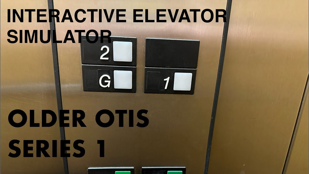 Interactive Older Otis Series 1 Elevator - YouTube
