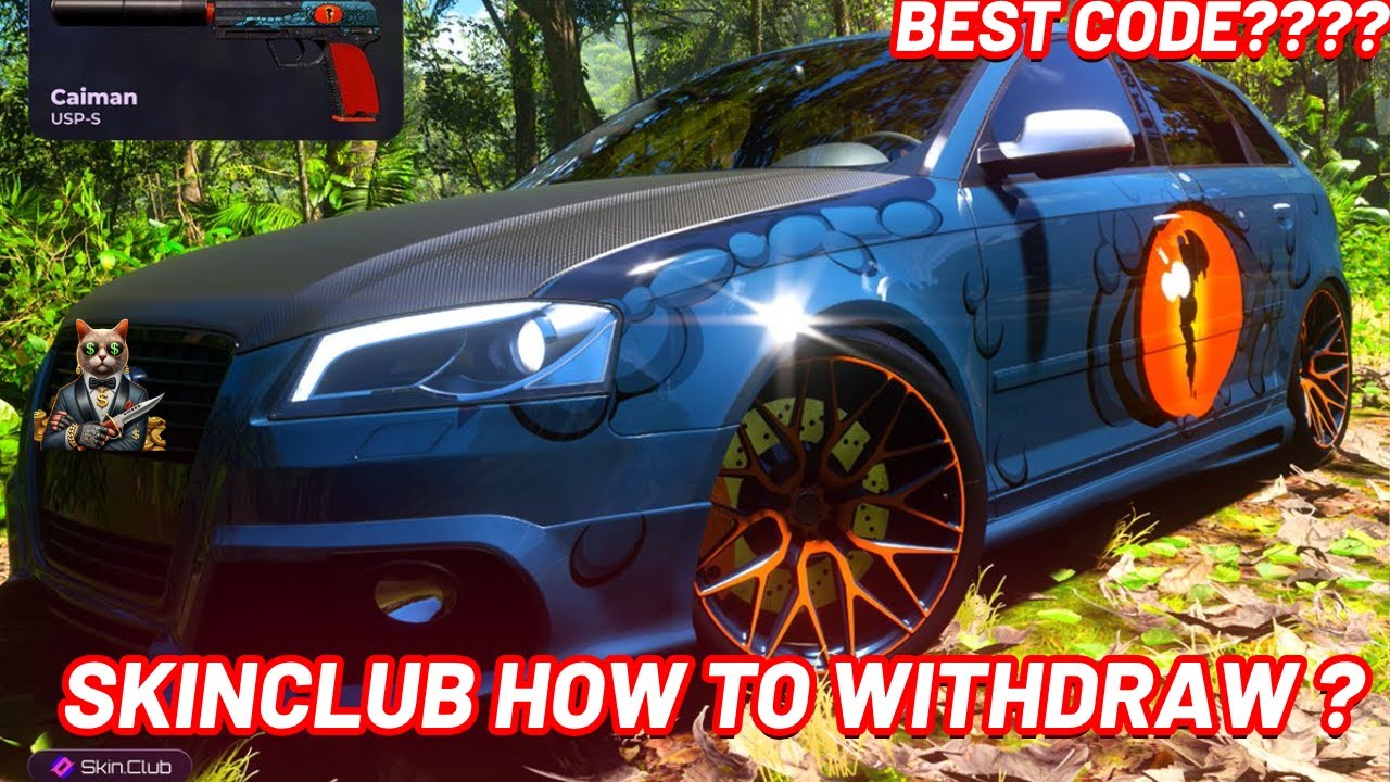 HOW TO WITHDRAW SKINS FROM SKINCLUB? SKINCLUB PROMO CODE-giveaway - YouTube