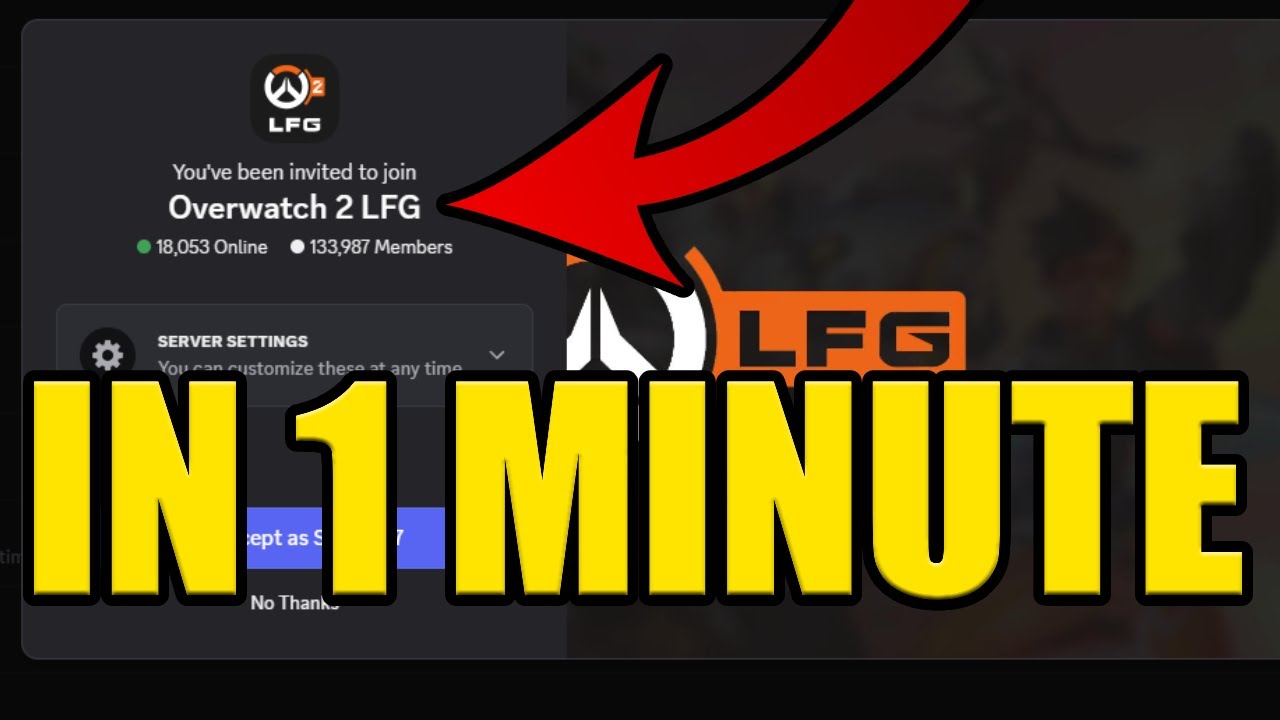 HOW to JOIN OVERWATCH 2 LFG DISCORD SERVER PC & MOBILE - YouTube