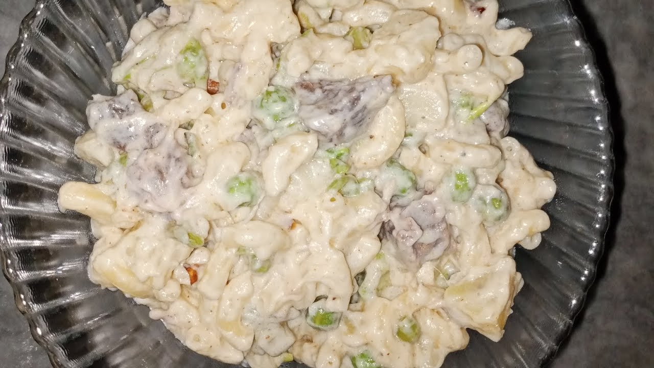 white Souce Marconi/white souce pasta/creamy macaroni - YouTube