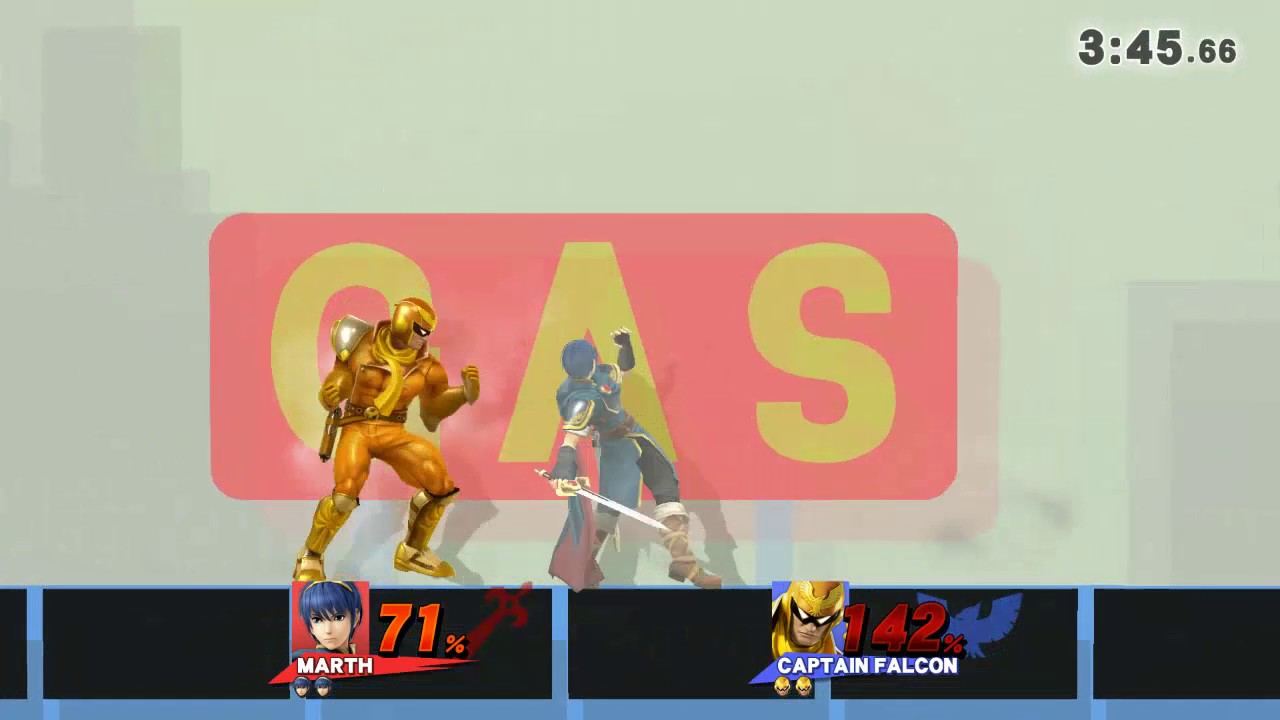 Marth vs Captain Falcon 2 - YouTube
