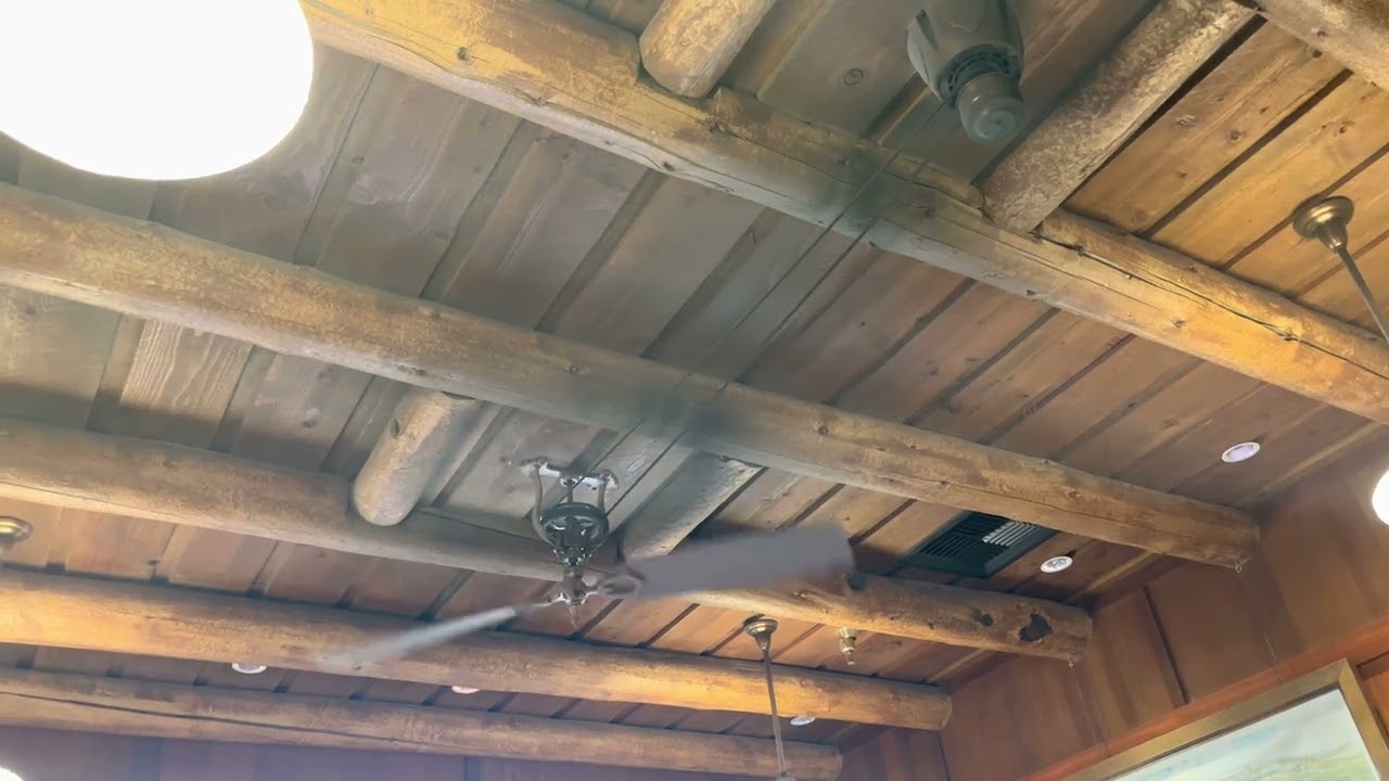 56" Fanimation Brewmaster ceiling fan (8 of 8) - YouTube