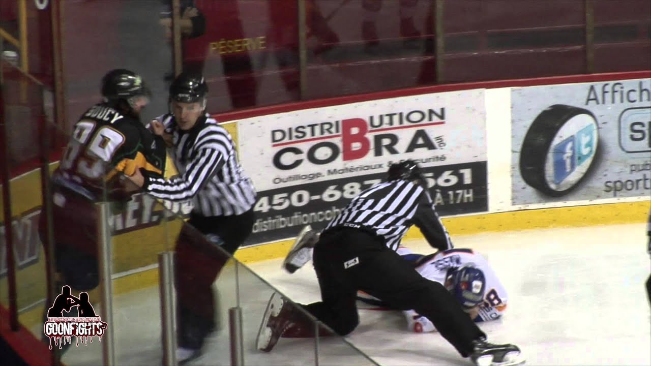Dave Masse Vs Alexandre Soucy Nov 27 2015 LNAH Laval Vs RDL - YouTube