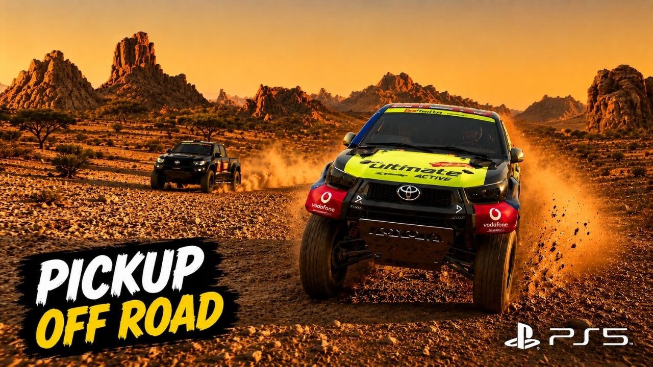 Rally Dakar Video Game Off Road Desert Racing Pickup Truck Gameplay 😏 ...