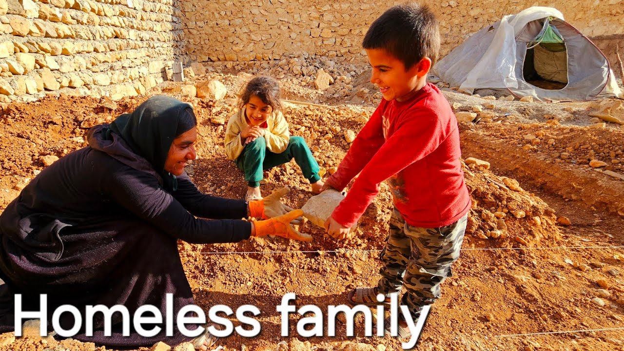 Inside The Nomadic Lifestyle Of An Iranian Homeless Family - YouTube