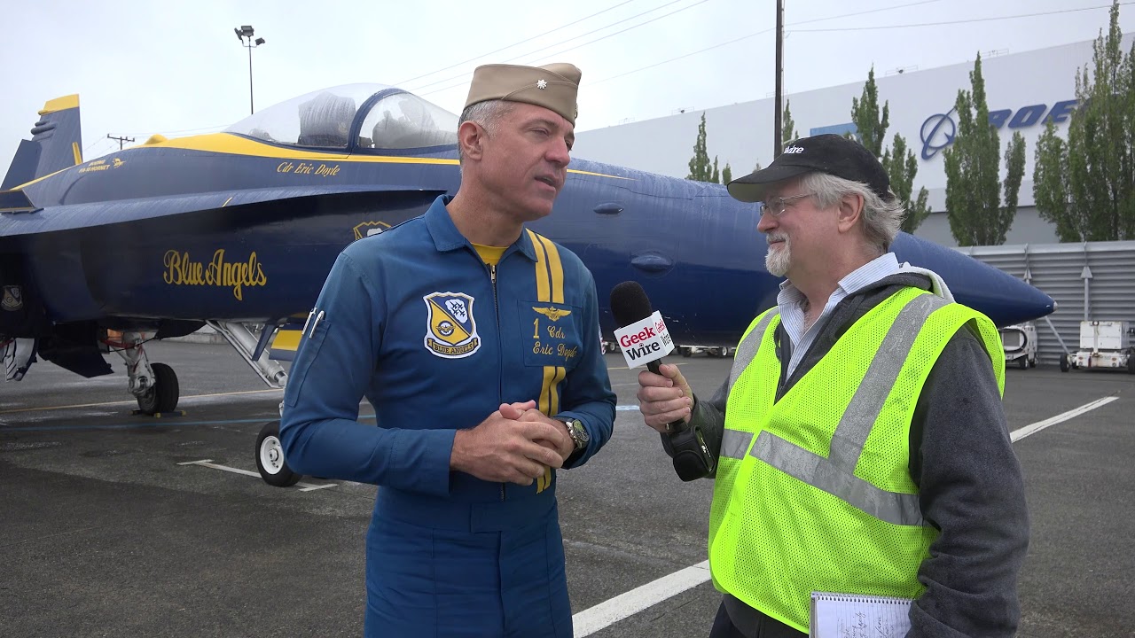 Blue Angels Seafair 2018 Preview with Cdr Eric Doyle and Maj Mark Montgomery - YouTube